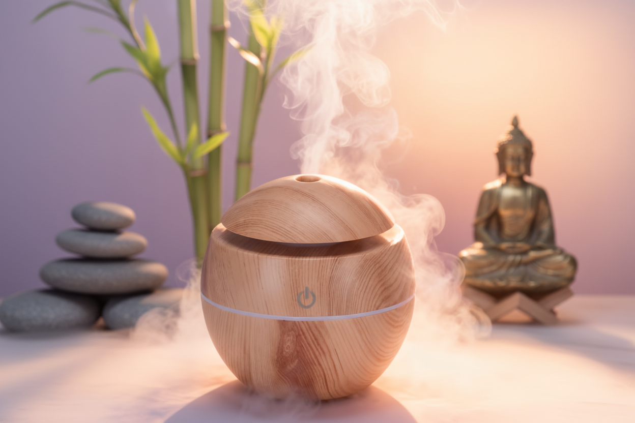 🌿 Mini Ball Aroma Diffuser & Cool Mist Humidifier | 7-Color Ambient ...