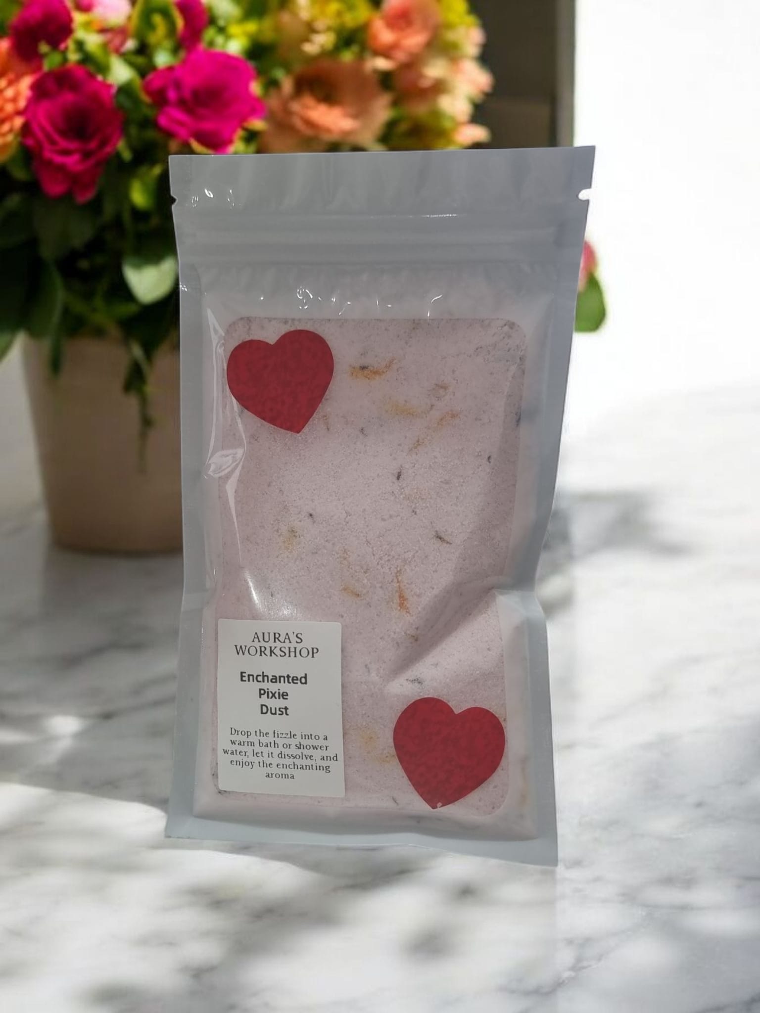 Enchanted Pixie Dust - Bath & Shower Fizz | Auras Workshop
