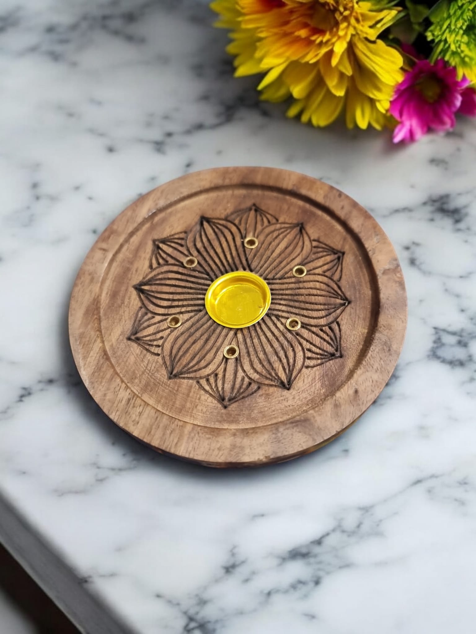 Mandala Incense & Cone Burner Holder | Auras Workshop
