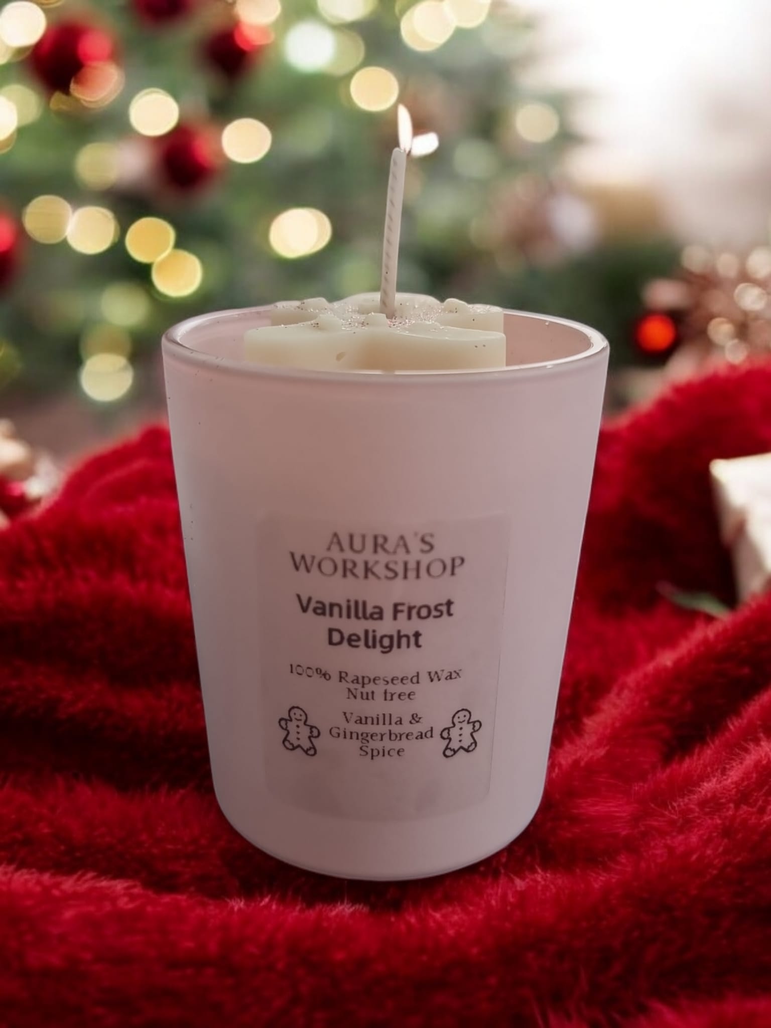 Vanilla Frost Delight Candle | Auras Workshop
